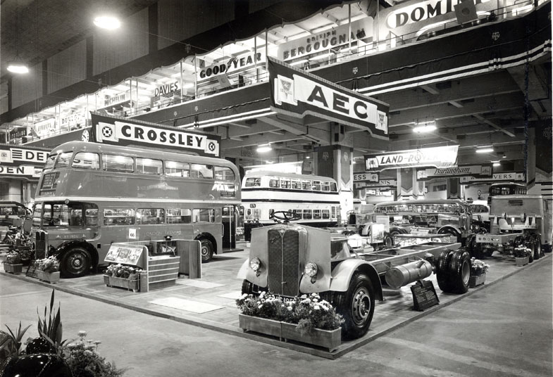 AEC STAND · 1950 COMMERCIAL MOTOR SHOW
